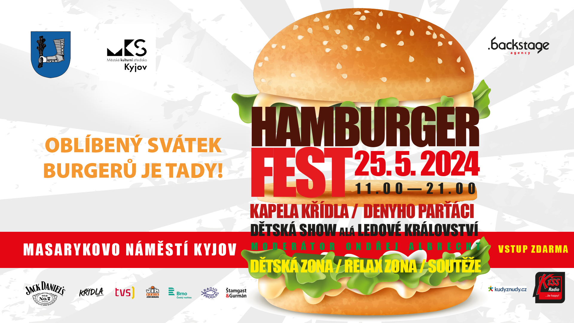 HamBurger Fest se vrací do Kyjova – Kyjov 25.5.2024 | RegionKyjovsko.cz