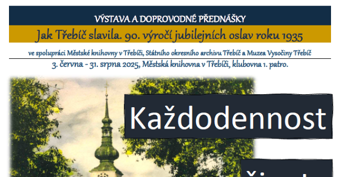 Každodennost života v Třebíči roku 1935 / Mgr. Jitka Padrnosová, Ph.D ...